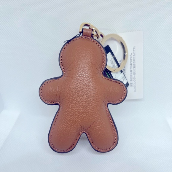 kate spade | Accessories | New Kate Spade Gingerbread Man Leather Key ...